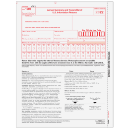 Foundation Software > Year-End Tax Forms > 1099 Forms & Envelopes - Transmittal Forms | Dynamic ...